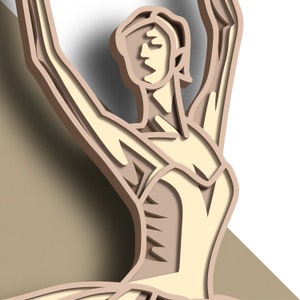 Ballet Bundle Multilayer Svg/ Ballet Bundle Cut File/ 3D Layer/ Plywood ...