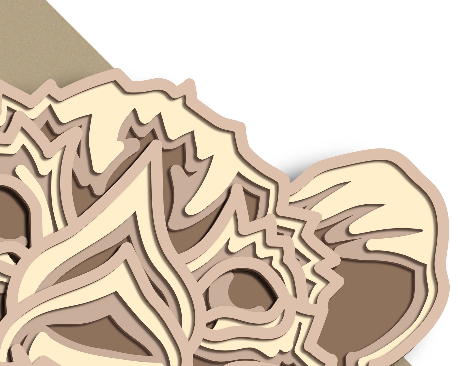 Lion Multilayer SVG/ Lion Cut File/ 3D Layer/ Plywood Cutting/ - Etsy UK