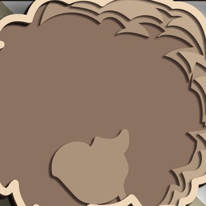 Body Multilayer SVG/ Body Cut File/ 3D Layer/ Plywood Cutting/ Paper ...