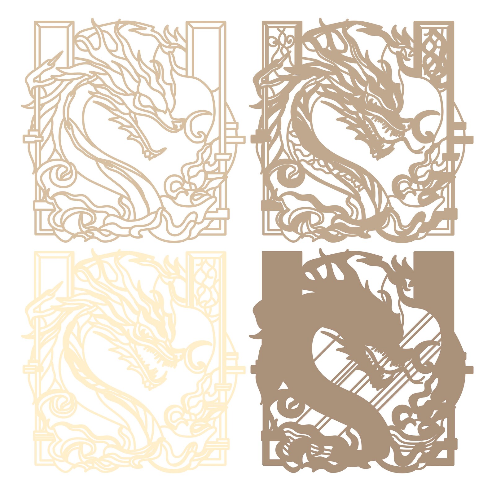 Dragon Multilayer SVG/ Dragon Cut File/ 3D Layer/ Plywood - Etsy UK