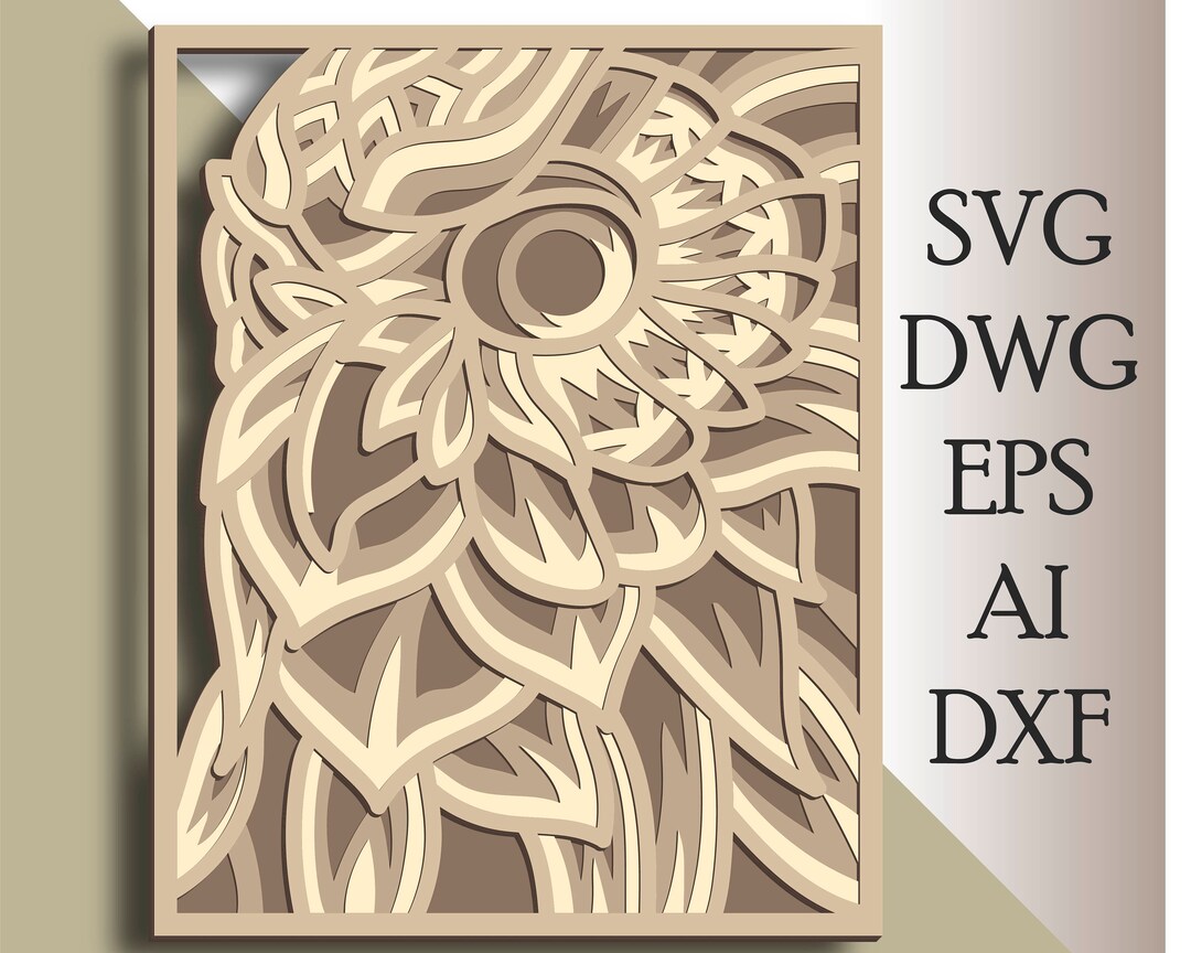 Owl Multilayer SVG/ Owl Cut File/ 3D Layer/ Plywood Cutting/ - Etsy