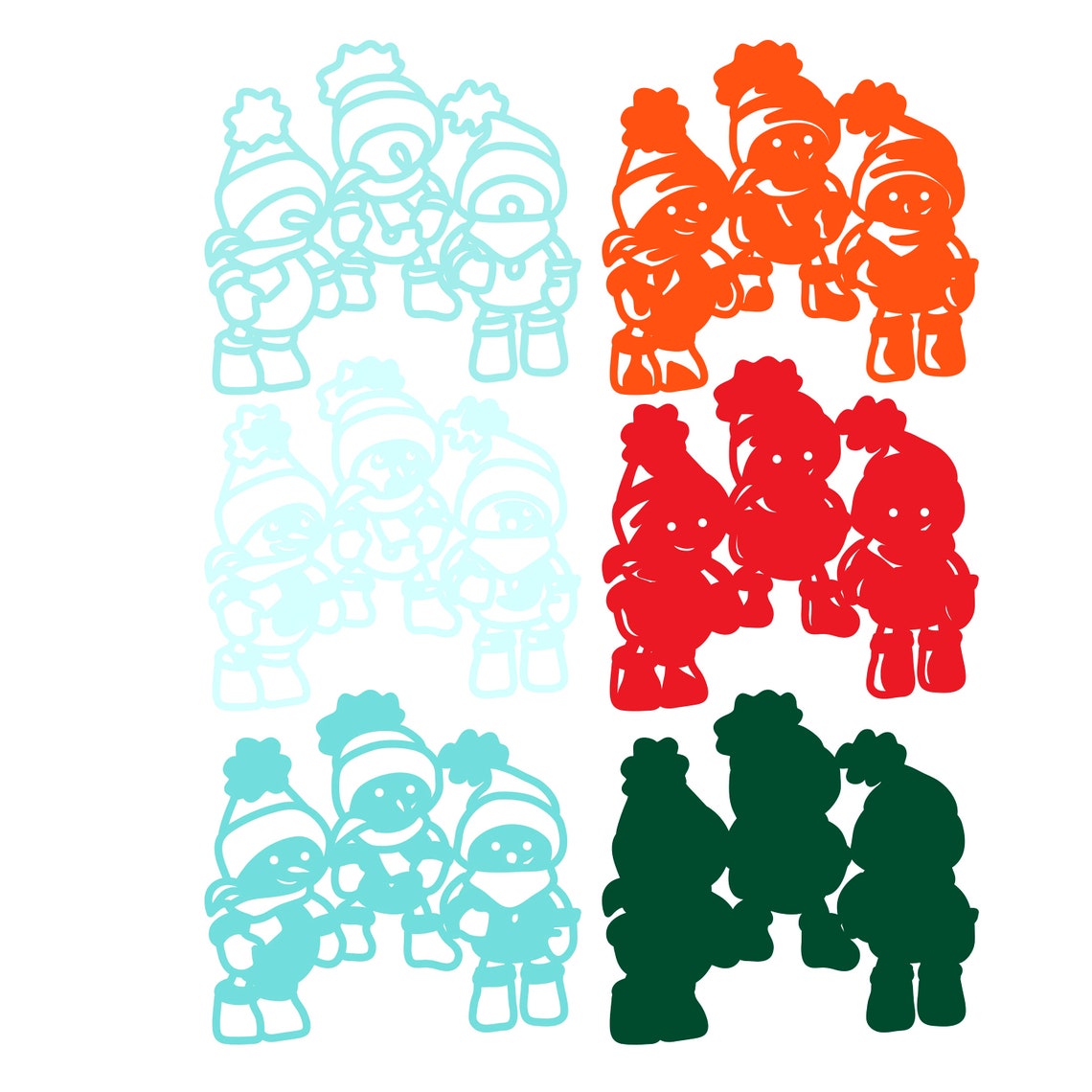 Snowman Multilayer SVG/ Snowman Cut File/ 3D Layer/ Plywood - Etsy