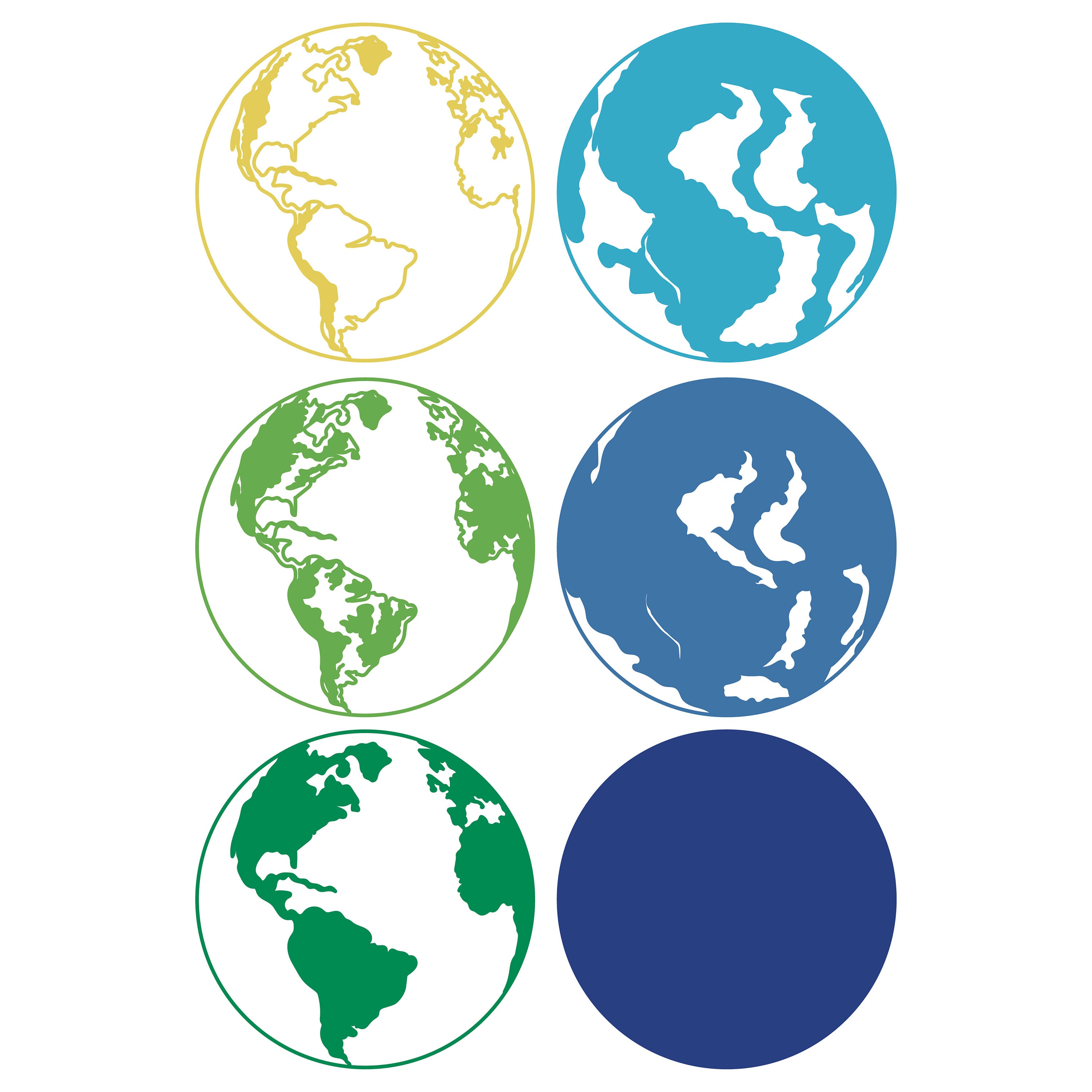 World Map Multilayer SVG/ World Map Cut File/ 3D Layer/ | Etsy Canada