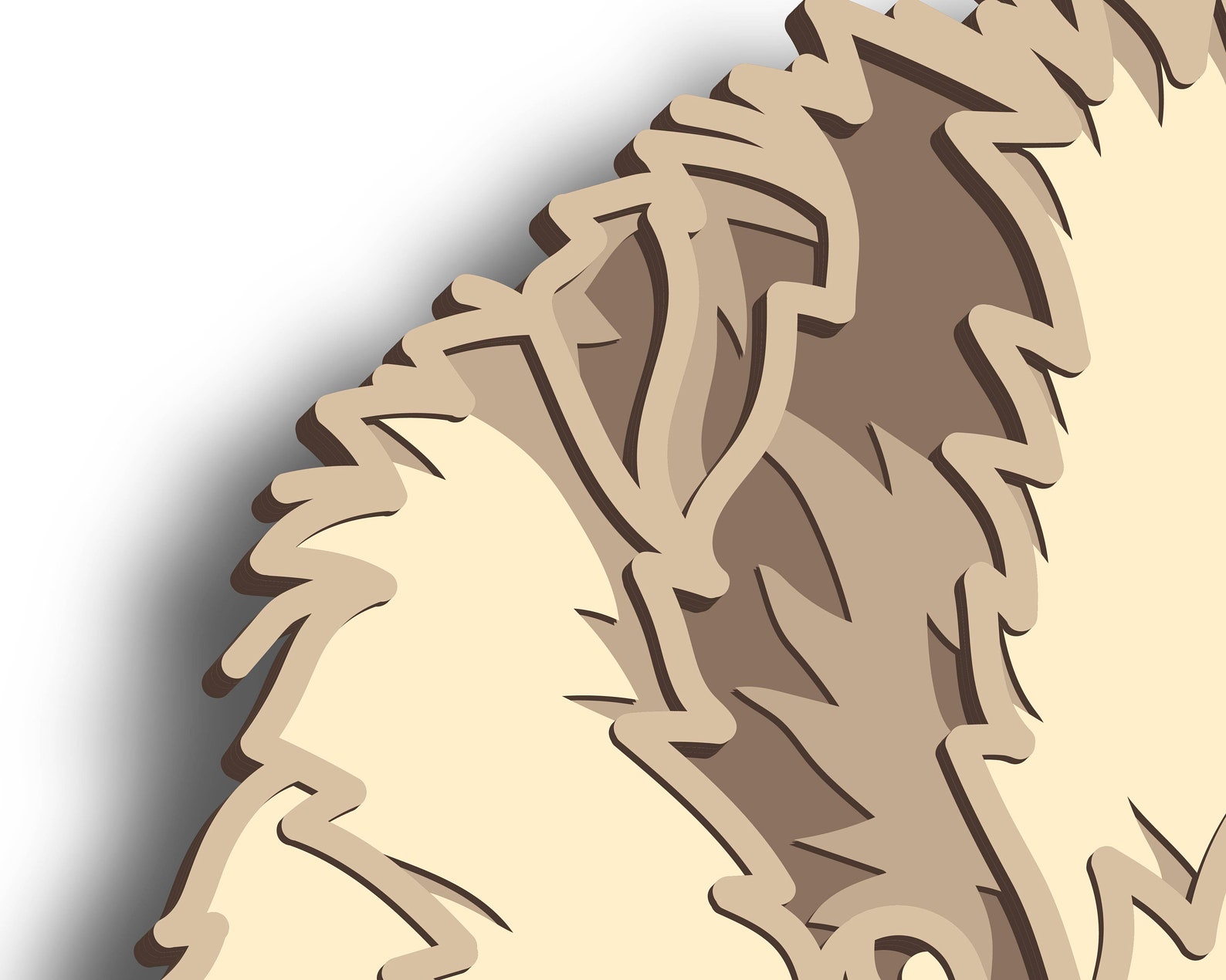 Badger Multilayer SVG/ Badger Cut File/ 3D Layer/ Plywood - Etsy