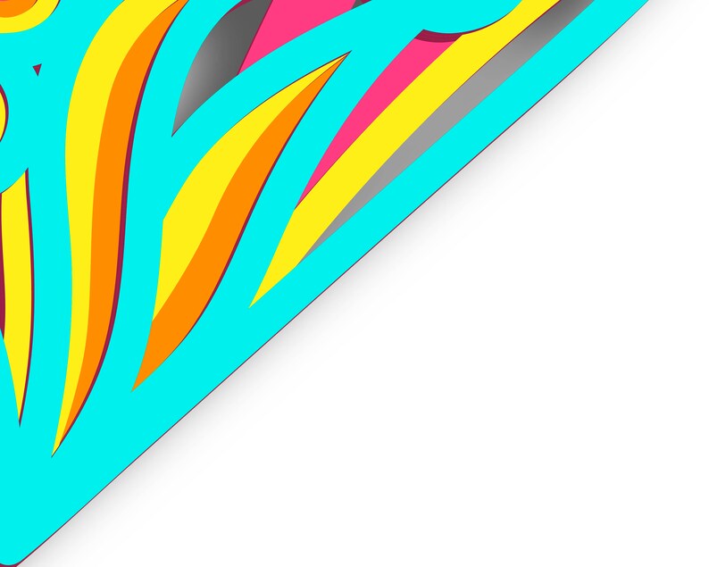 Heart Flower Multilayer SVG/ Heart Flower Cut File/ 3D Layer/ - Etsy