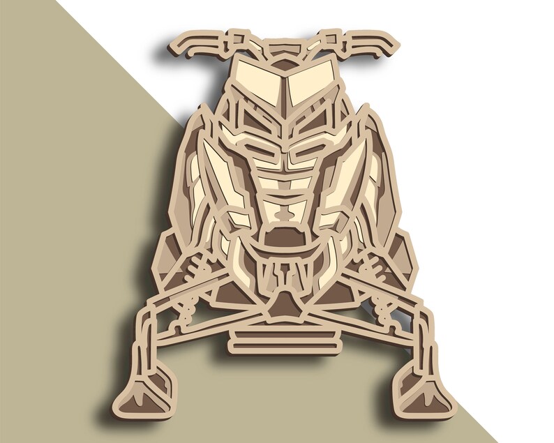 Snowmobile Bundle Multilayer Svg/ Snowmobile Bundle Cut File/ 3D Layer ...