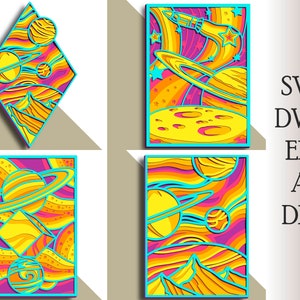 Space Bundle Multilayer SVG/ Space Bundle Cut File/ 3D Layer/ - Etsy