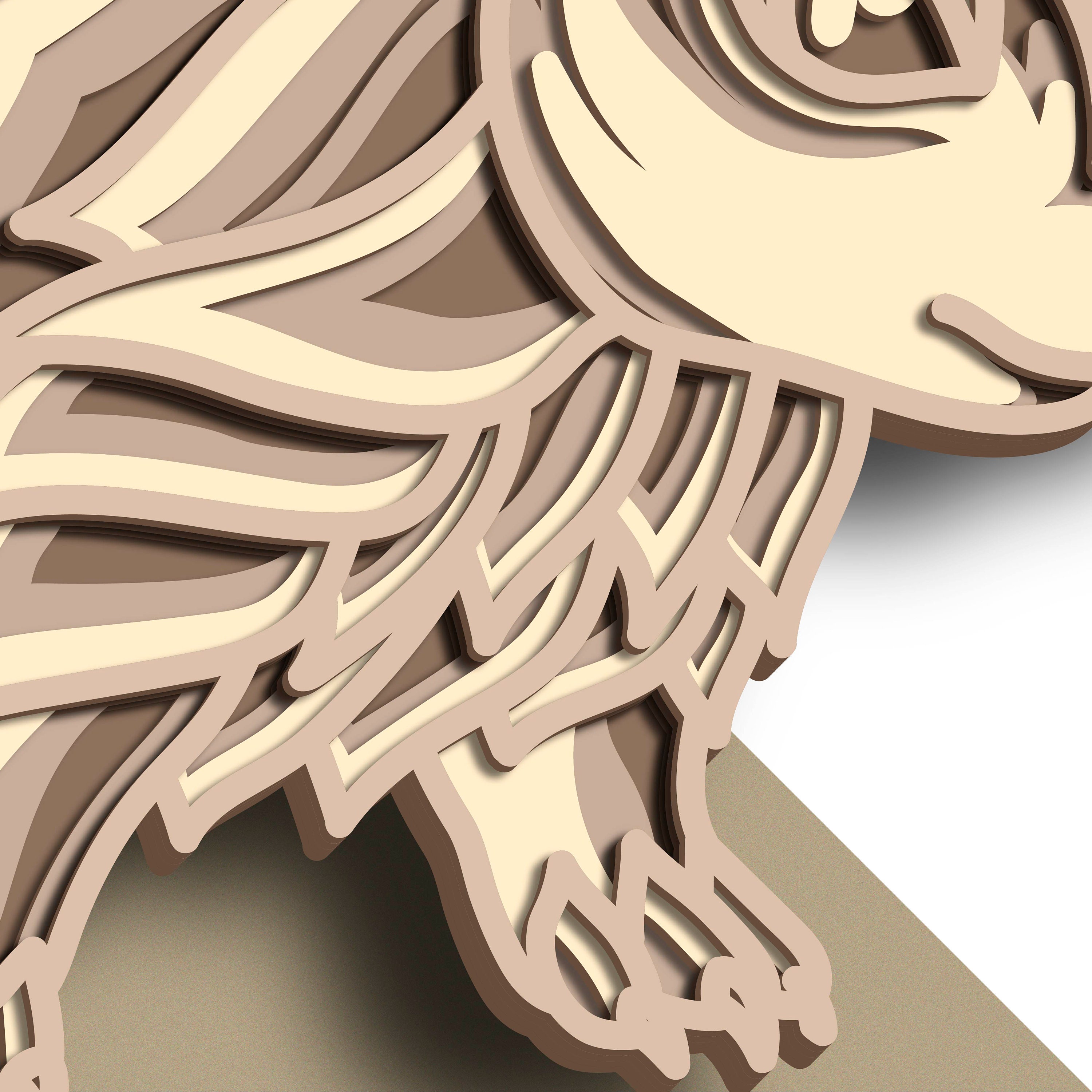Squirrel Multilayer SVG/ Squirrel Cut File/ 3D Layer/ Plywood - Etsy Canada