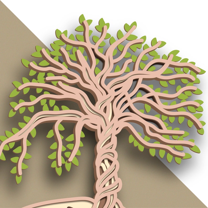 Tree of Life Multilayer SVG/ Tree of Life Cut File/ 3D Layer/ - Etsy
