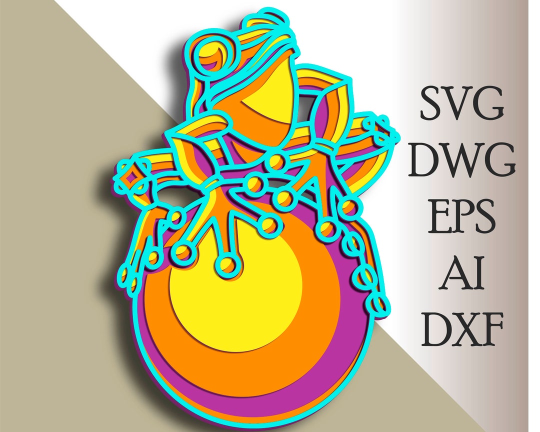 Frog Multilayer SVG/ Frog Cut File/ 3D Layer/ Plywood Cutting/ Paper ...