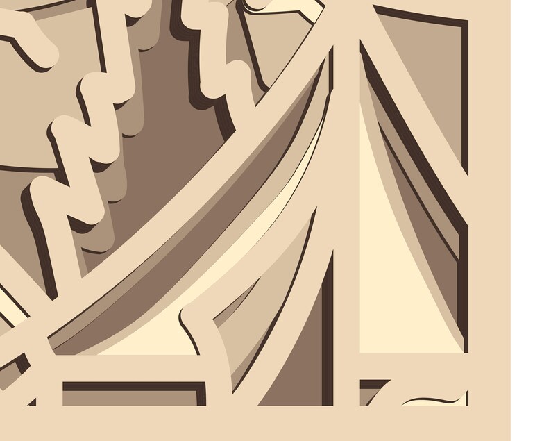 Nature Multilayer SVG/ Nature Cut File/ 3D Layer/ Plywood - Etsy