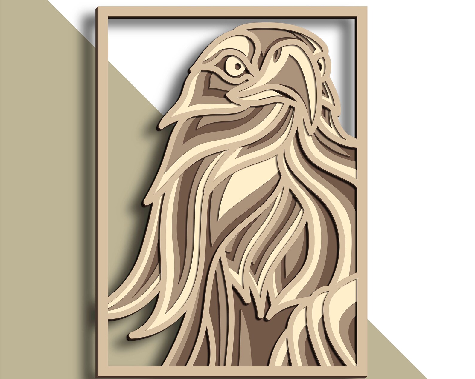 Eagle Bundle Multilayer SVG/ Eagle Bundle Cut File/ 3D Layer/ - Etsy