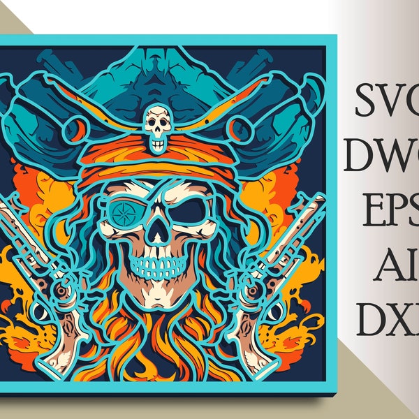 Pirate Silhouette - Etsy