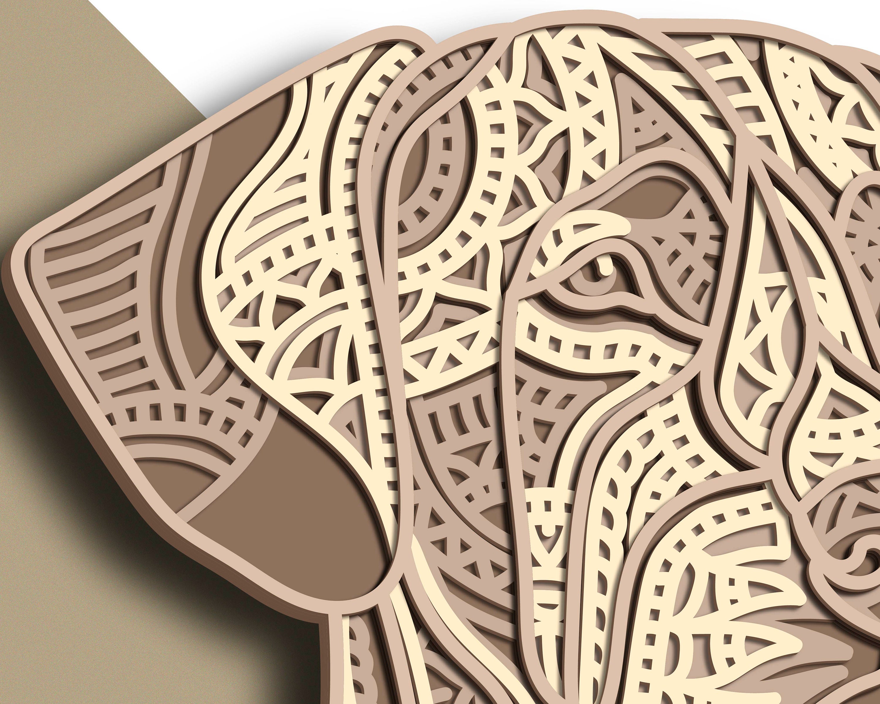 Digital Drawing & Illustration Rhodesian Ridgeback multilayer SVG ...