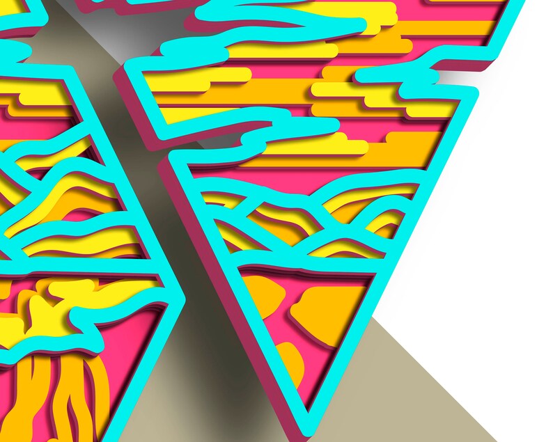 Nature Multilayer SVG/ Nature Cut File/ 3D Layer/ Plywood - Etsy