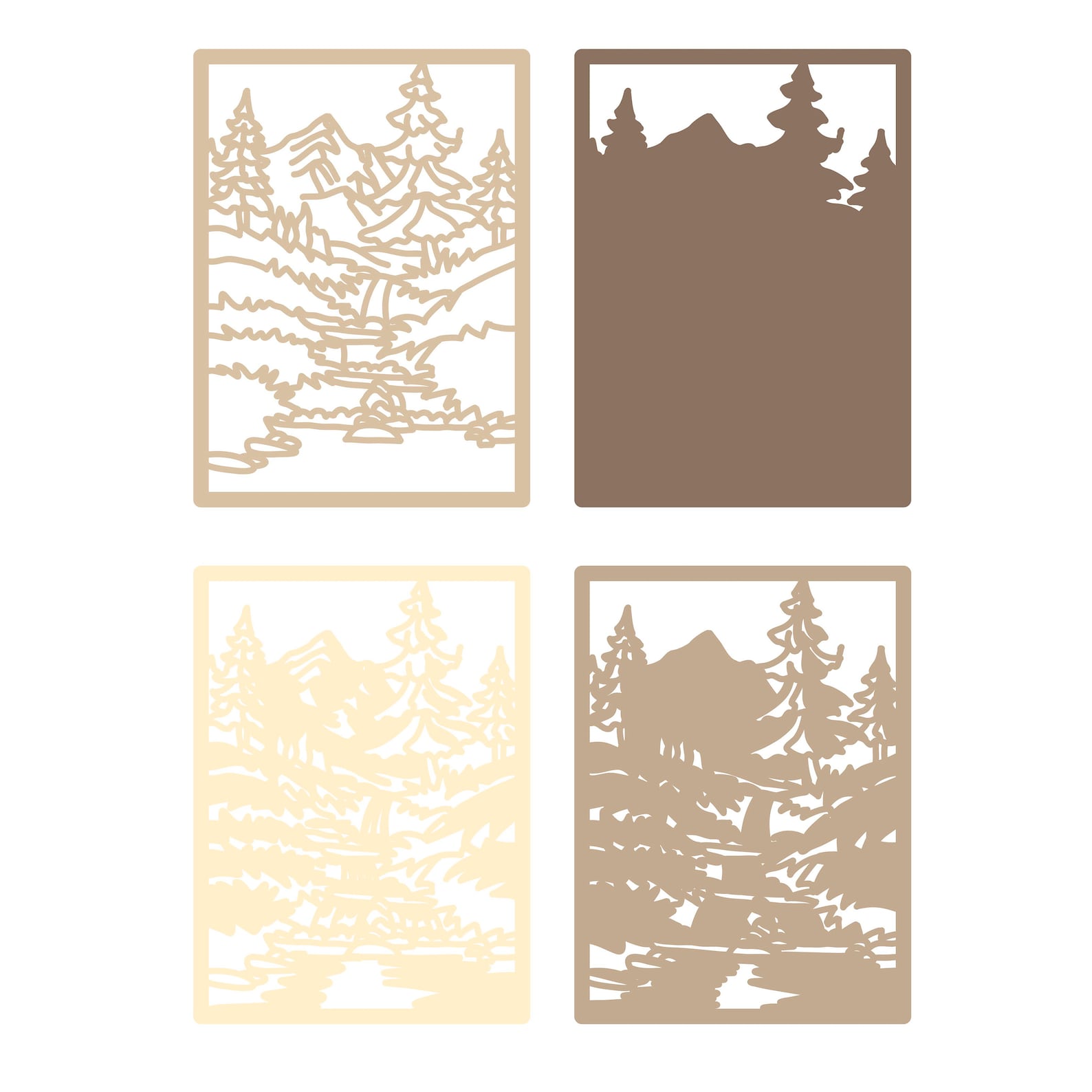 Nature Multilayer SVG/ Nature Cut File/ 3D Layer/ Plywood - Etsy