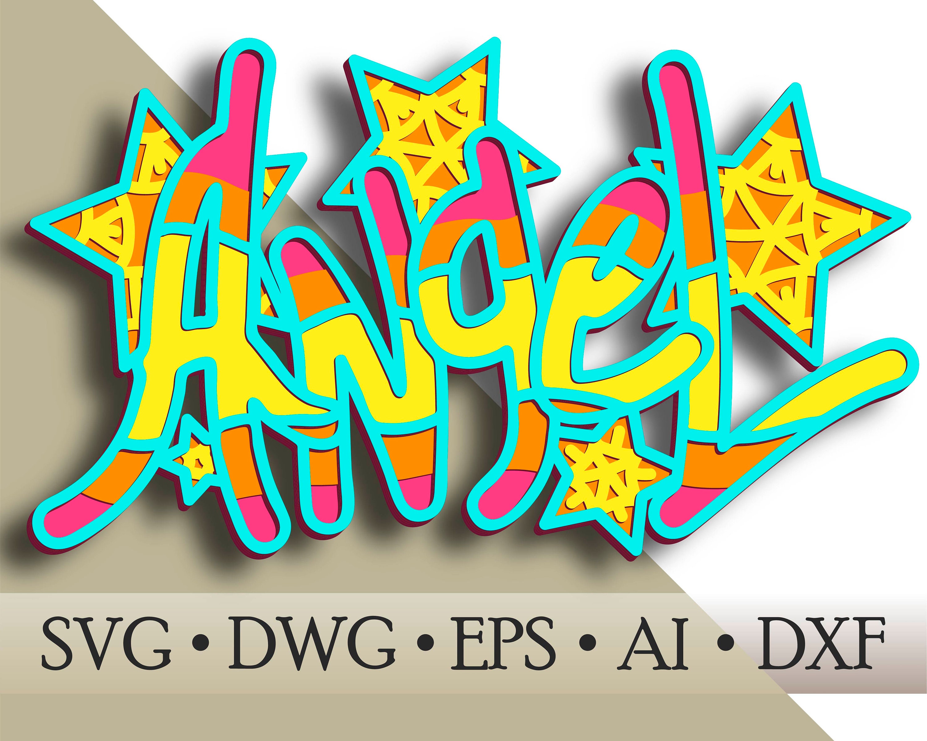 The Name Angel In Graffiti