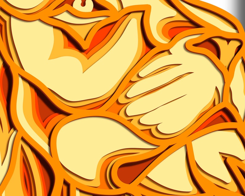 Lion Multilayer SVG/ Lion Cut File/ 3D Layer/ Plywood Cutting/ - Etsy