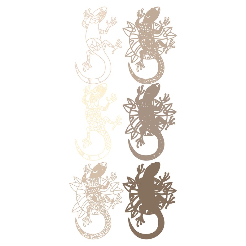 Lizard Multilayer SVG. Laser Cut File. Layer Construction. Plywood ...