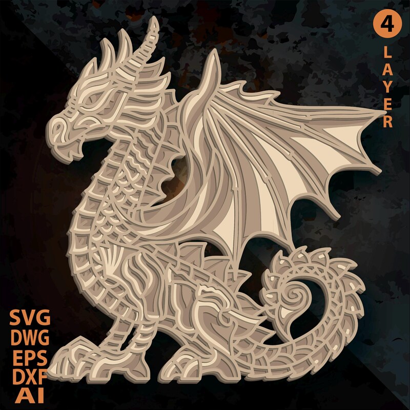 Construction Dragon - Etsy