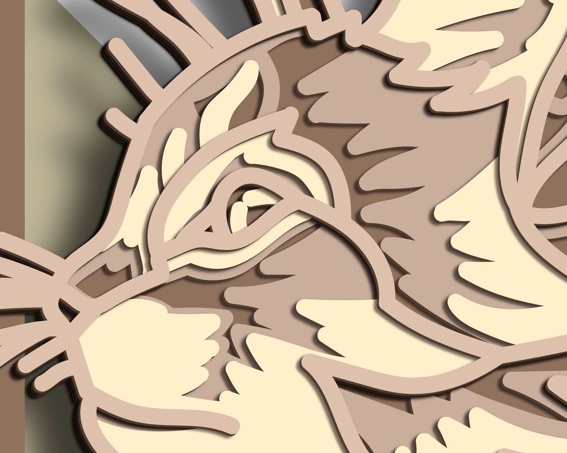 Cat Multilayer SVG/ Cat Cut File/ 3D Layer/ Plywood Cutting/ | Etsy