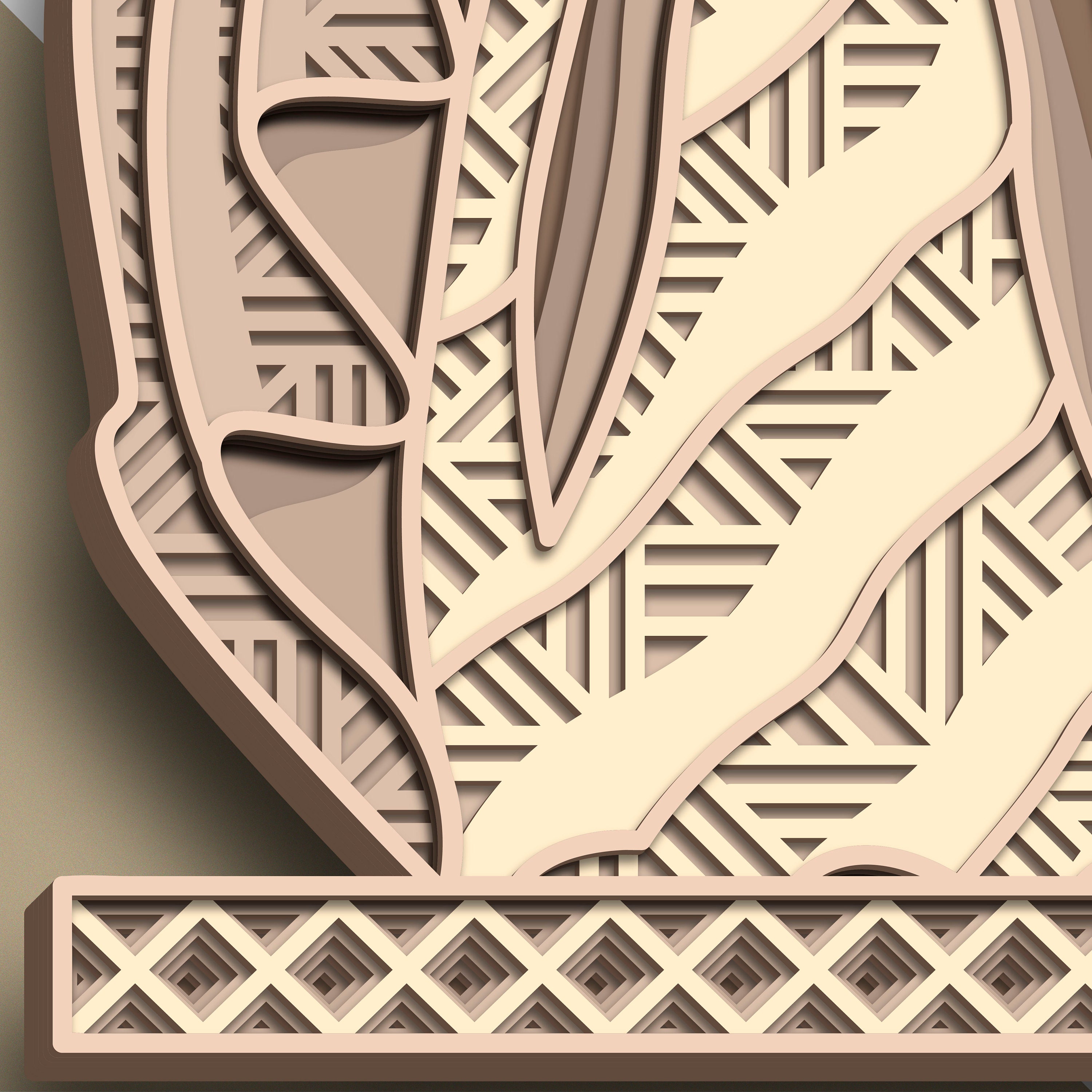 Virgin Mary Multilayer SVG/ Virgin Mary Cut File/ 3D Layer/ - Etsy ...
