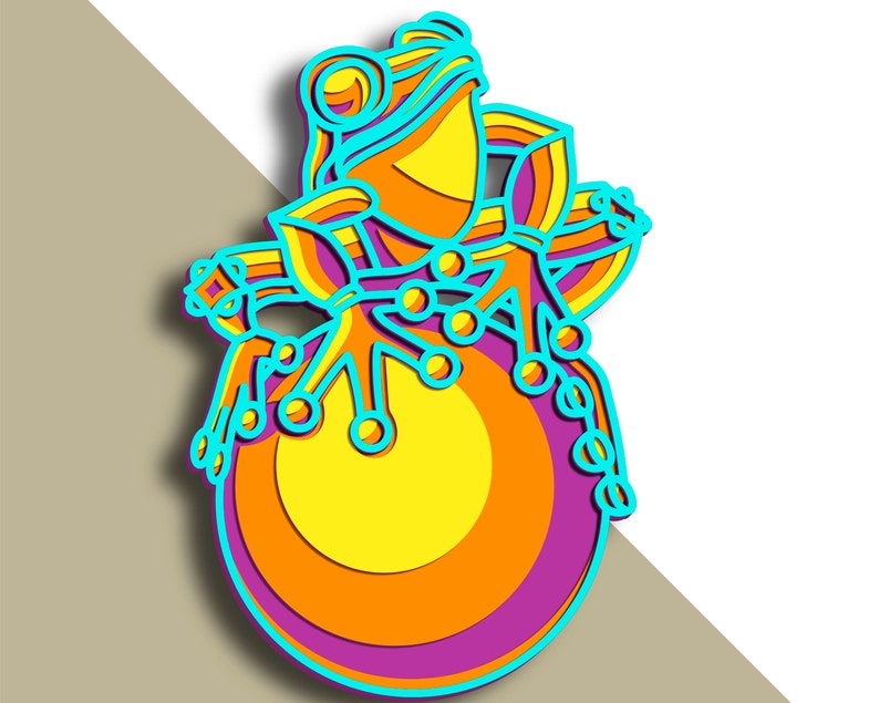 Frog Multilayer SVG. Laser Cut File. Layer Construction. Plywood ...