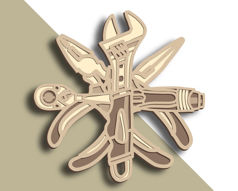 Mechanic Tools Multilayer SVG/ Mechanic Tools Cut File/ 3D - Etsy