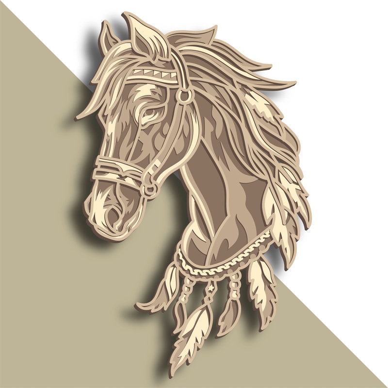 Horse Multi Layer File - Etsy