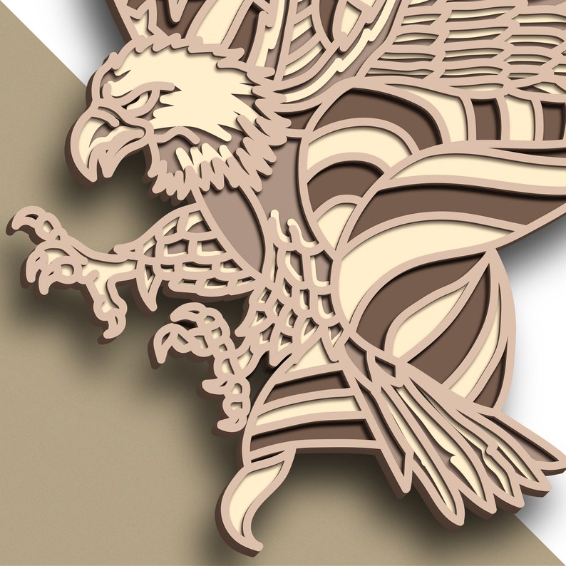 Eagle Bundle Multilayer SVG/ Eagle Bundle Cut File/ 3D Layer/ - Etsy