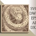 Snake Multilayer SVG/ Snake Cut File/ 3D Layer/ Plywood Cutting/ Paper ...