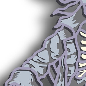 Pirate Multilayer SVG/ Pirate Mandala Cut File/ 3D Layer/ Plywood ...