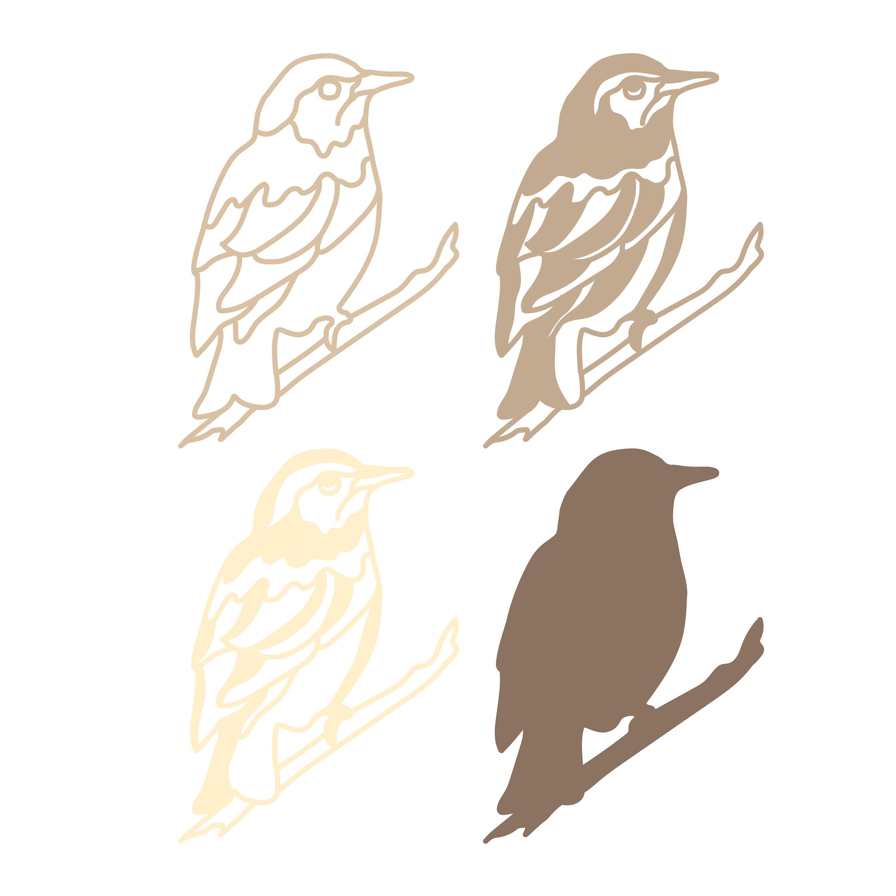 Bird Multilayer SVG/ Bird Cut File/ 3D Layer/ Plywood Cutting/ - Etsy ...