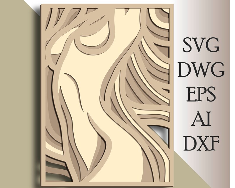 Body multilayer SVG/ Body cut file/ 3D layer/ Plywood cutting/ | Etsy