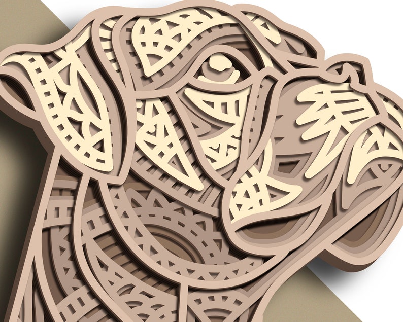 Boxer Dog Bundle Multilayer SVG/ Boxer Dog Bundle Cut File/ 3D - Etsy