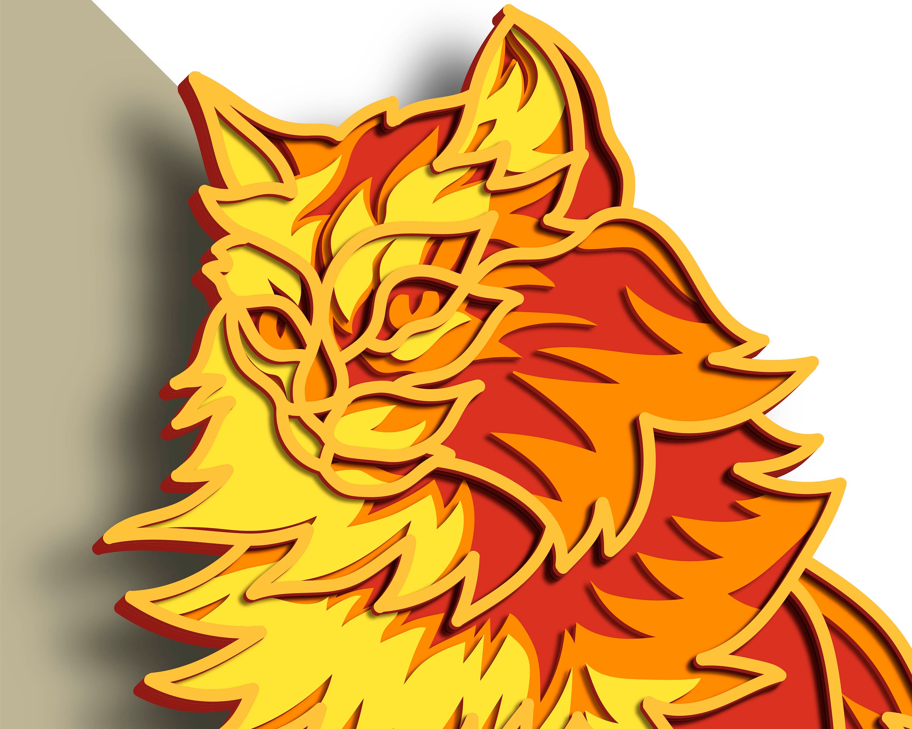 Cat Multilayer SVG/ Cat Cut File/ 3D Layer/ Plywood Cutting/ - Etsy UK