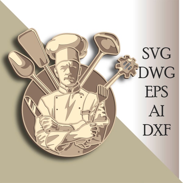 Chef Svg - Etsy