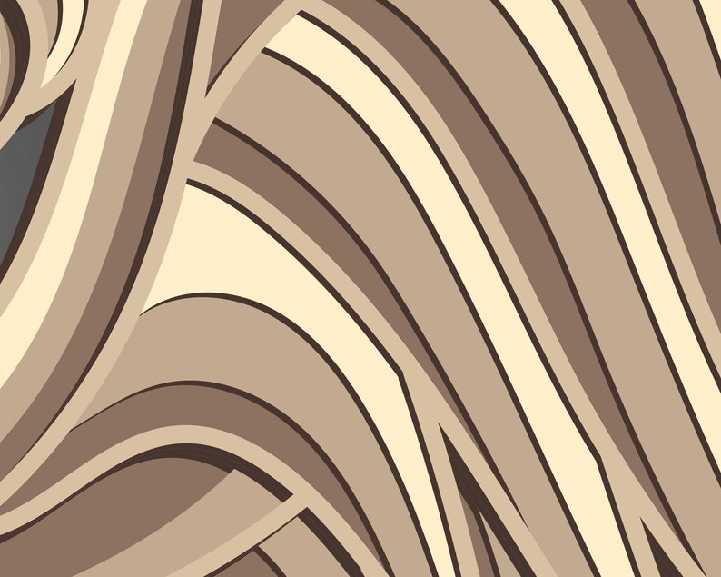 Horse 3D Multilayer SVG/ Horse Zentangle Cut File/ 3D Layer/ - Etsy