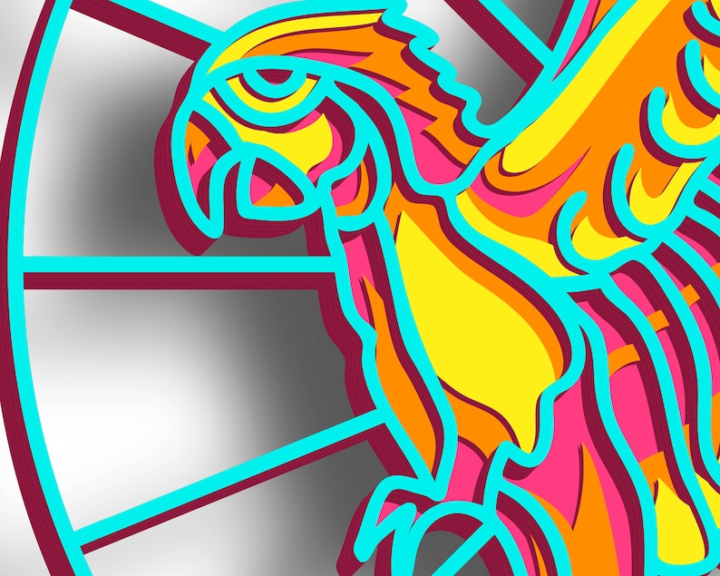 Parrot Multilayer SVG/ Parrot Cut File/ 3D Layer/ Plywood - Etsy