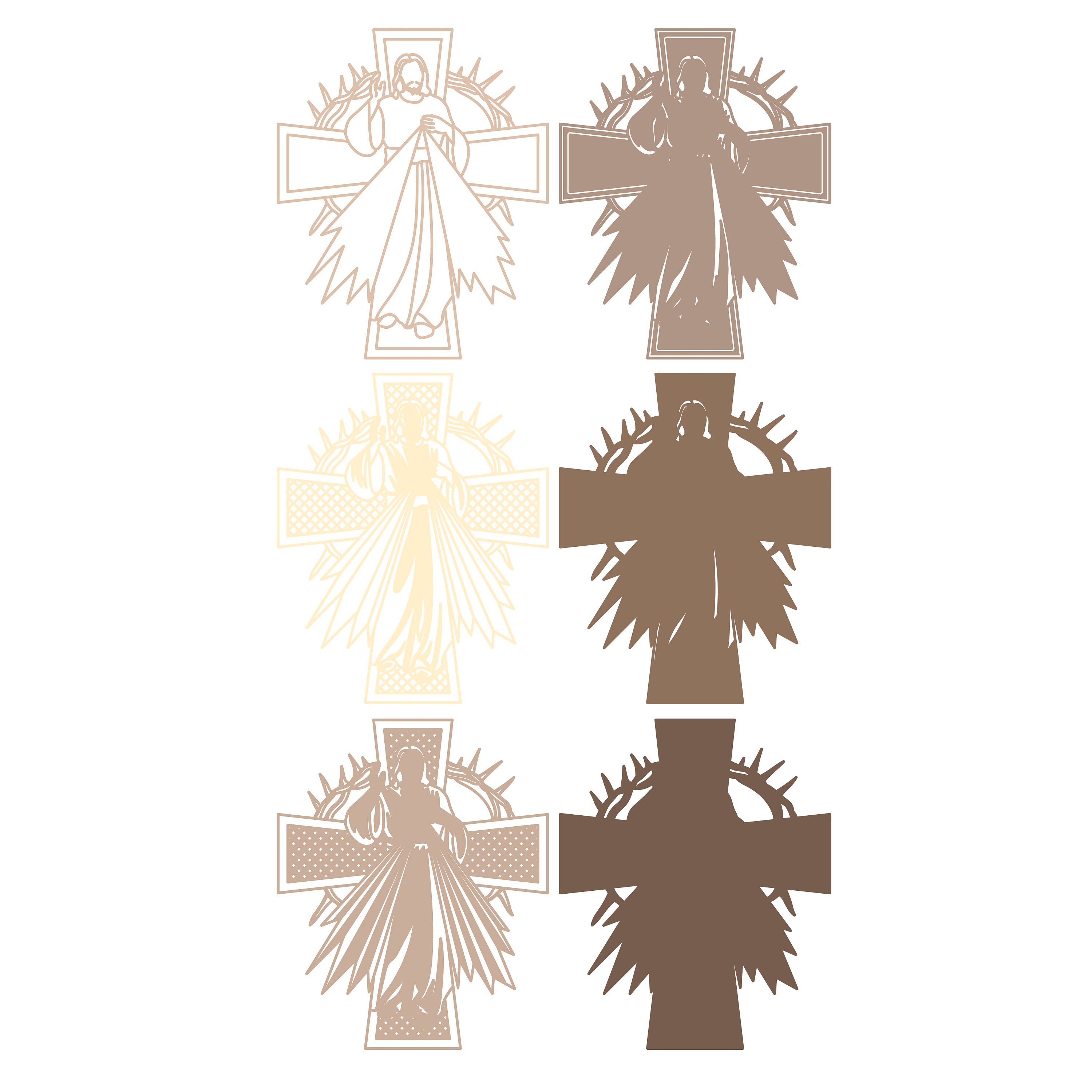 Divine Mercy Multilayer SVG/ Divine Mercy Cut File/ 3D Layer/ - Etsy Canada