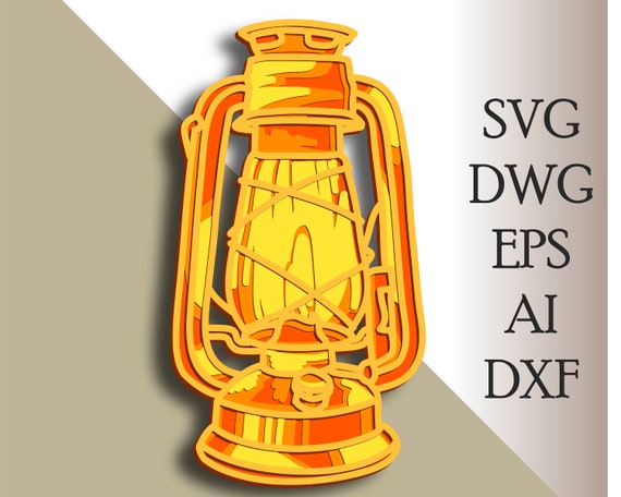 Lamp Multilayer SVG/ Lamp Cut File/ 3D Layer/ Plywood Cutting/ - Etsy