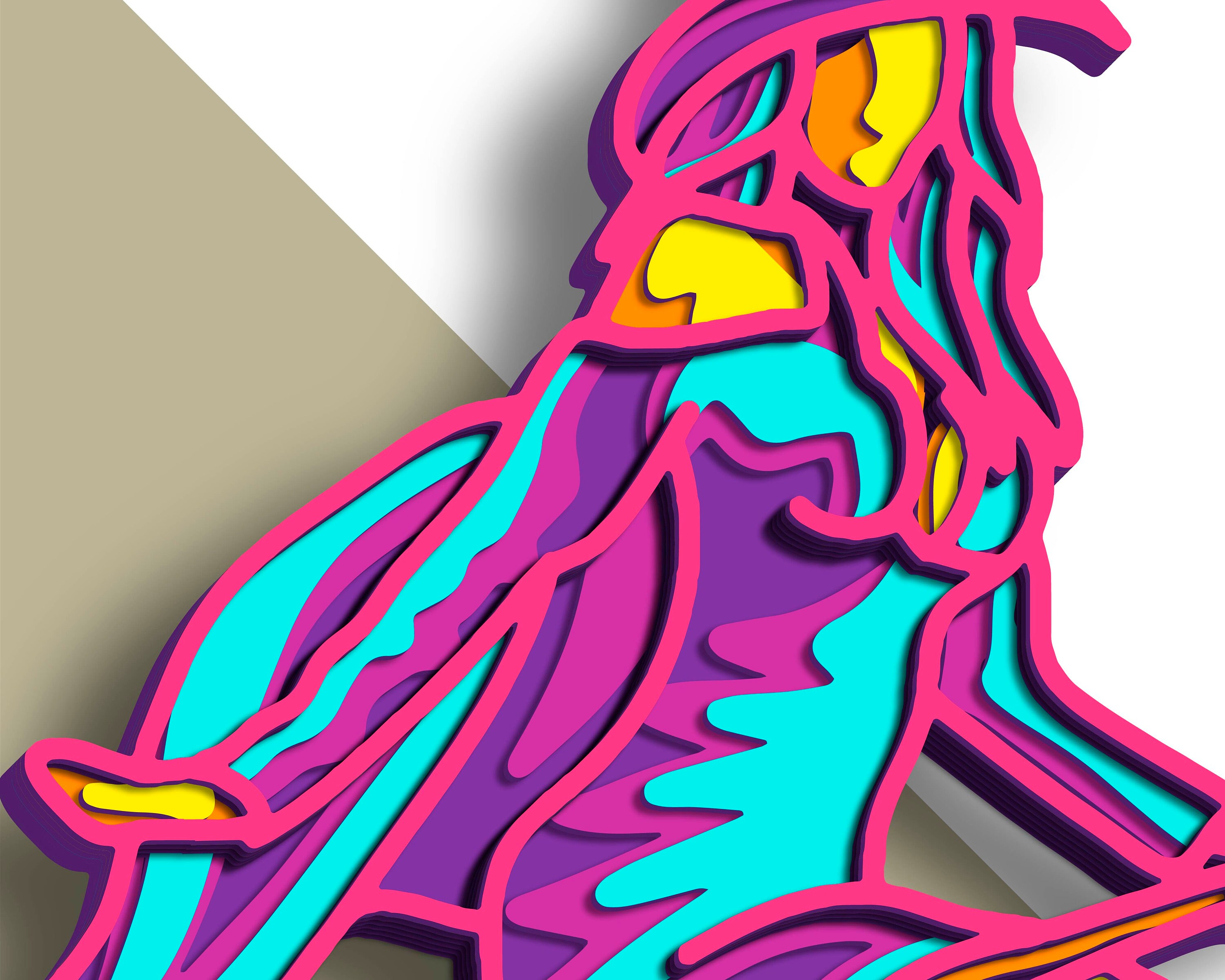 Witch Multilayer SVG/ Witch Mandala Cut File/ 3D Layer/ - Etsy