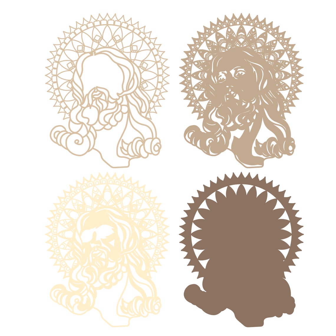 Jesus Multilayer SVG/ Jesus Cut File/ 3D Layer/ Plywood | Etsy