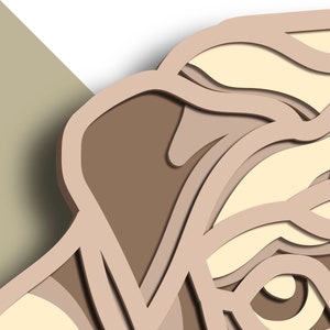 Pug Multilayer SVG/ Pug Cut File/ 3D Layer/ Plywood Cutting/ - Etsy Canada