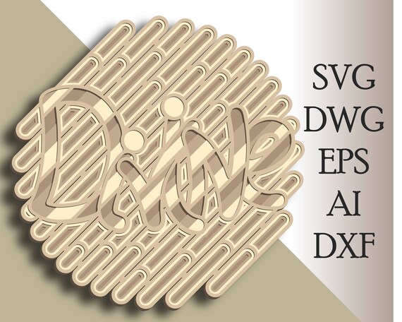 Divine Multilayer SVG/ Divine Cut File/ 3D Layer/ Plywood | Etsy