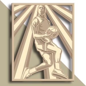 Sport Bundle Multilayer Svg/ Sport Bundle Laser Cut File/ 3D Layer ...