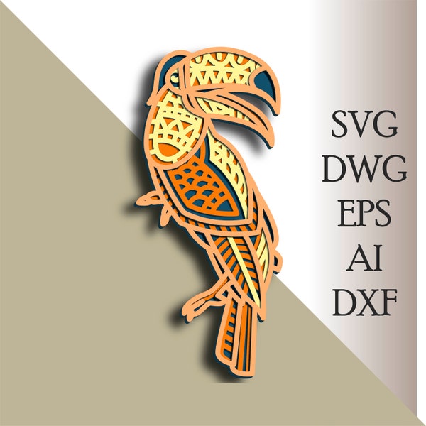 Toucan Svg - Etsy