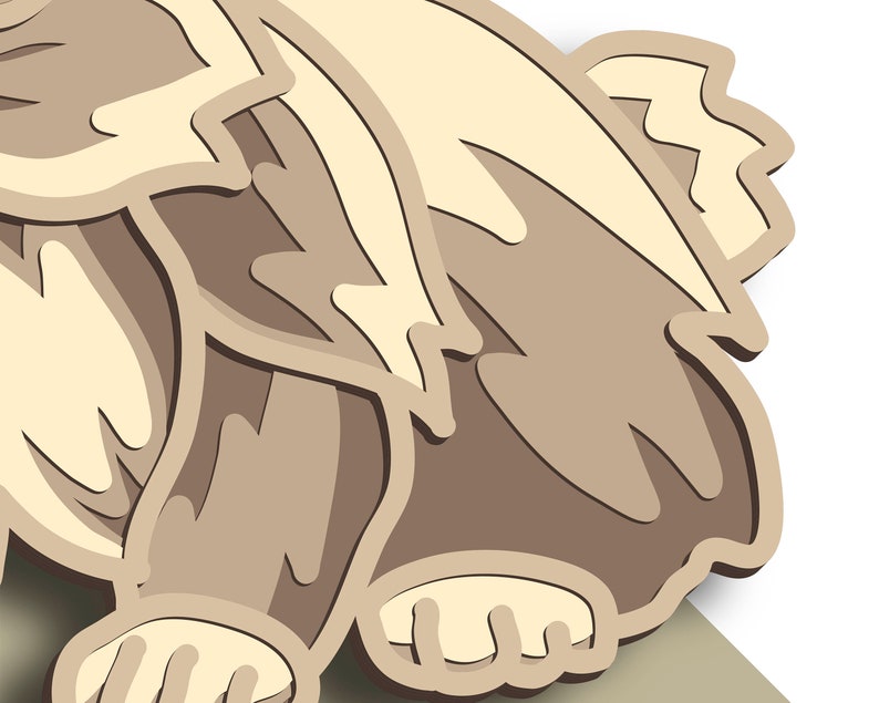 Rabbit Multilayer SVG/ Rabbit Cut File/ 3D Layer/ Plywood - Etsy