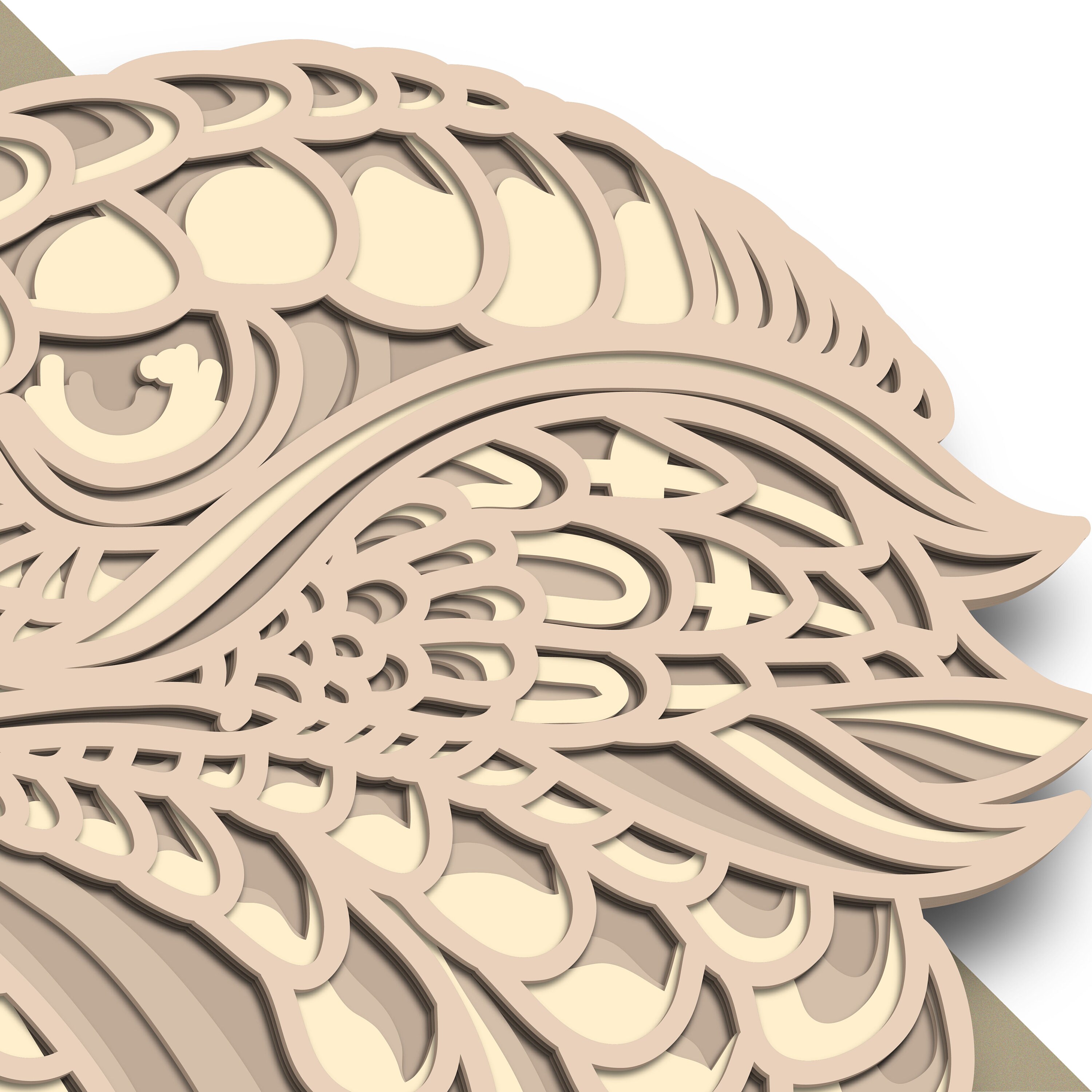 Eagle Multilayer SVG/ Eagle Cut File/ 3D Layer/ Plywood - Etsy