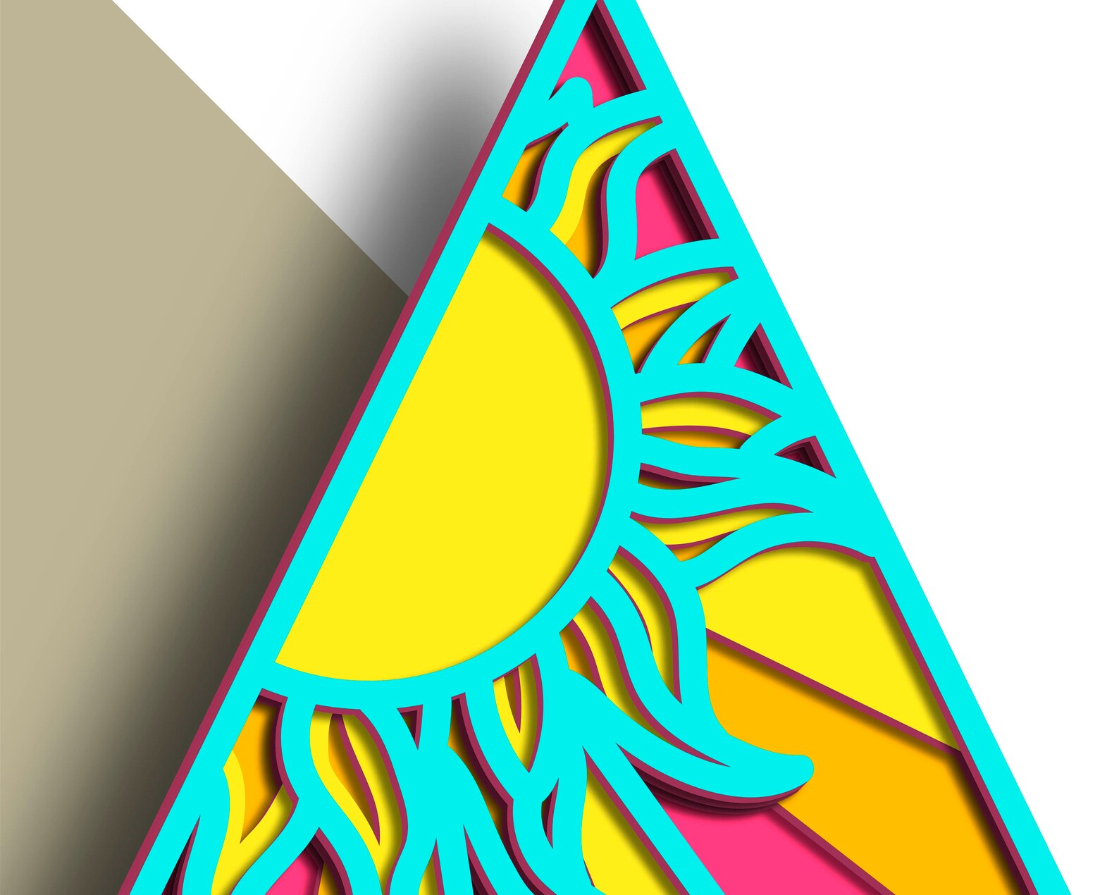 Nature Multilayer SVG/ Nature Cut File/ 3D Layer/ Plywood | Etsy